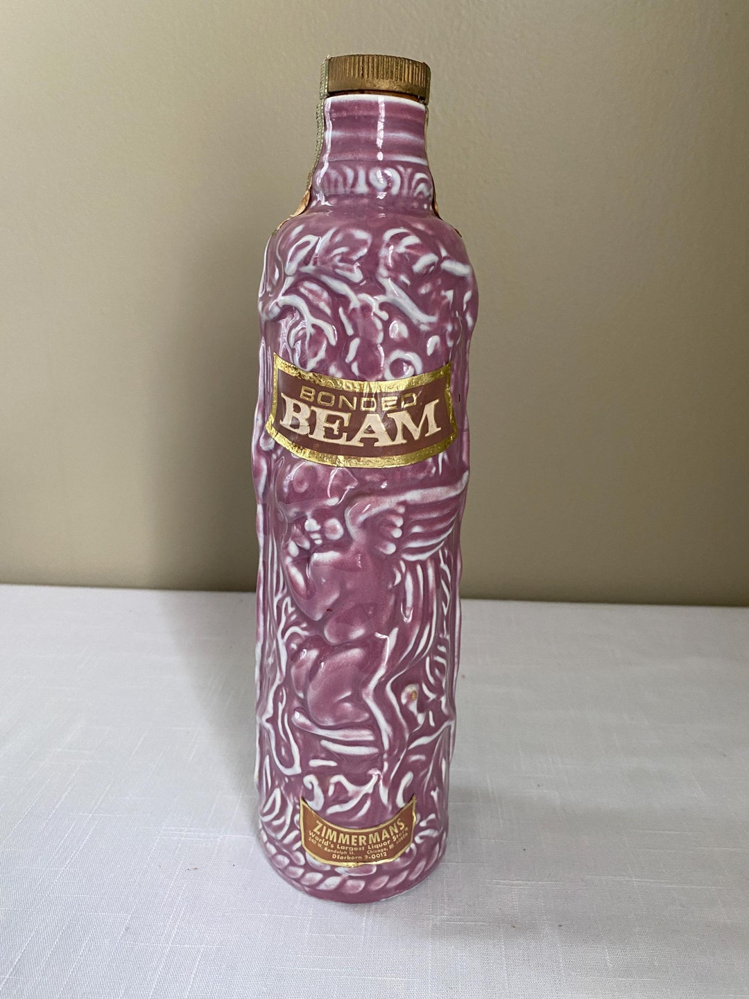 RARE-1968 "cherub Angels" Jim Beam Bar Decanter - Etsy