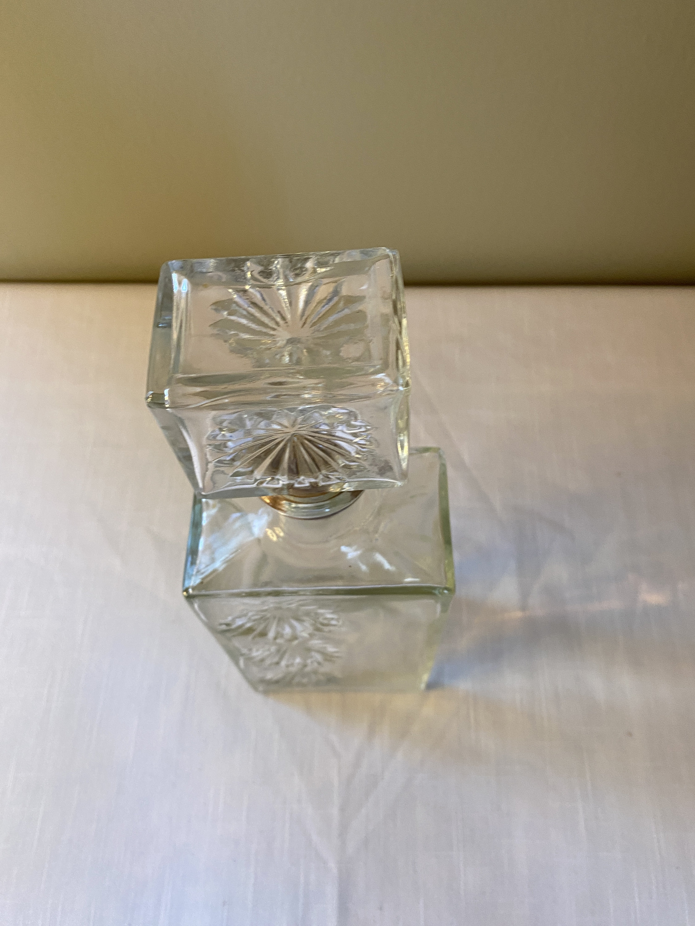 RARE-1964 "four Roses" Cut Glass Decanter - Etsy