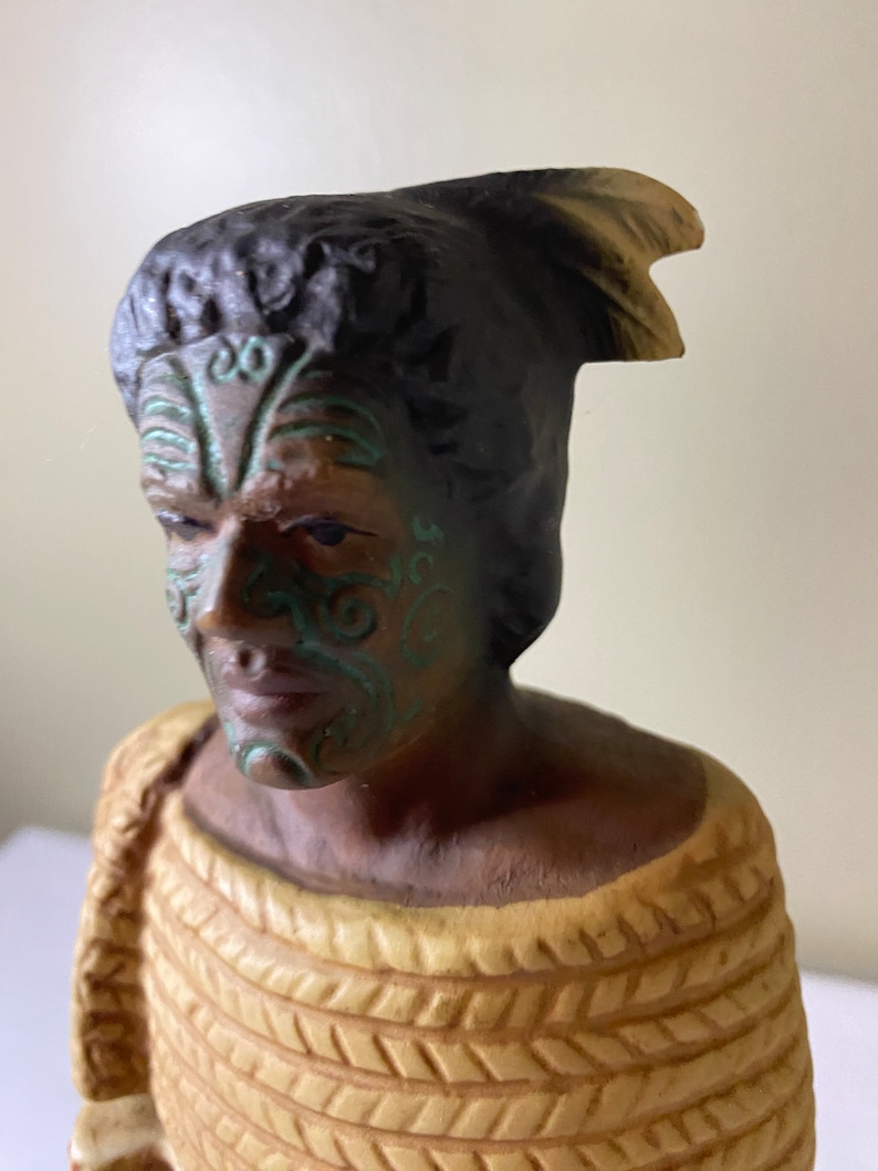 ULTRA RARE-1981 "hone Heke Maori Warrior" Jim Beam Bar Barware Decanter ...