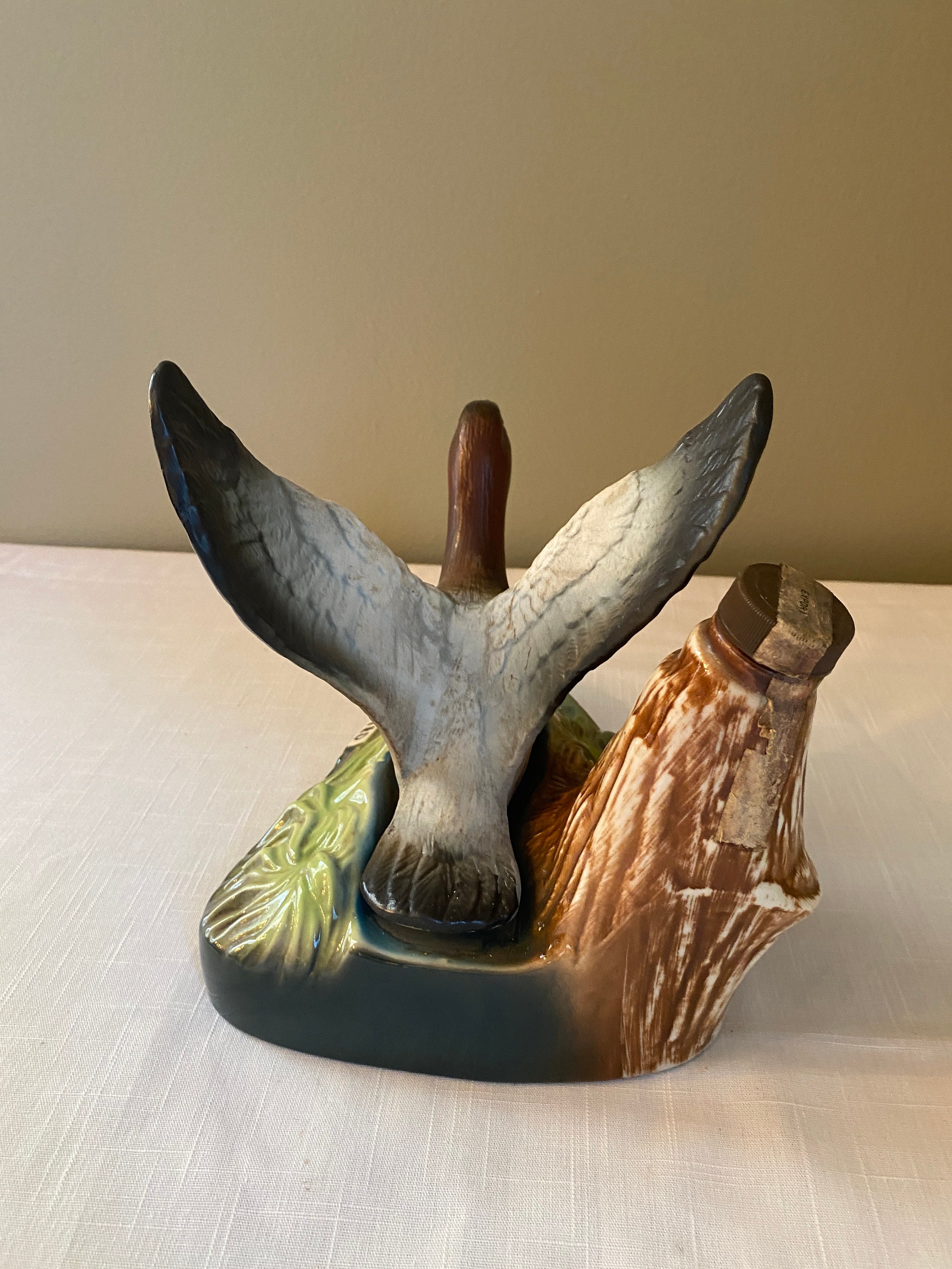 Vintage-1979 canvasback Drake Duck Ducks Unlimited Jim Beam Whiskey ...