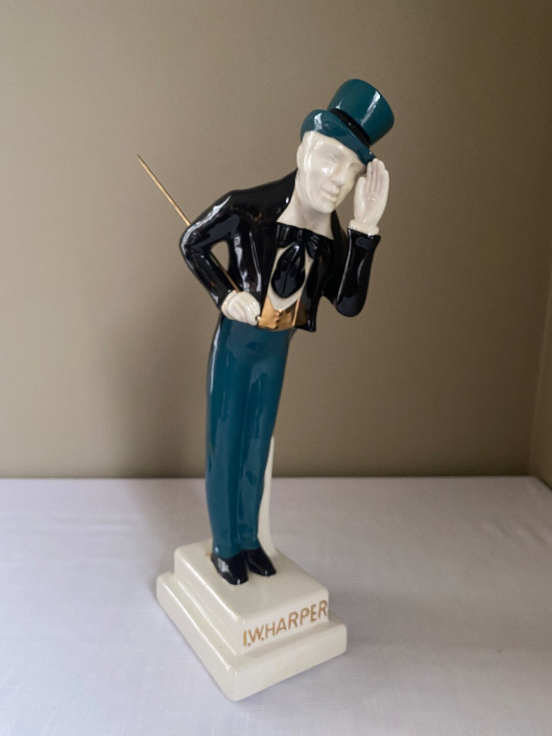 RARE-1968 "gentleman" I.W. Harper Decanter - Etsy