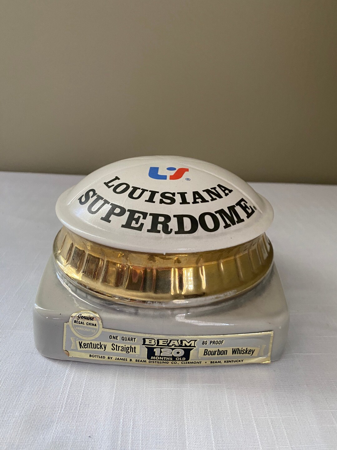 Vintage-1975 "super Dome" Louisiana Jim Beam Decanter - Etsy