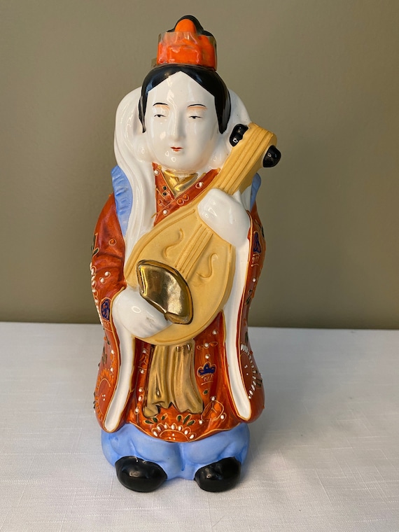 Vintage Benten Goddess Kamotsuru Sake Decanter Hand - Etsy