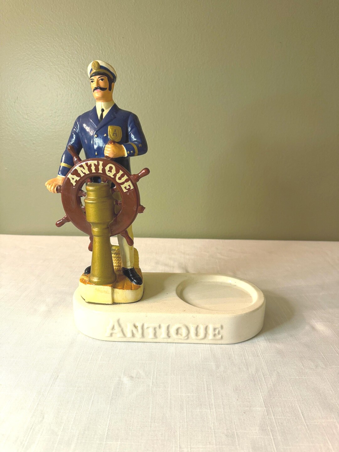 Rare-1970's Antique Ship Captain Back Bar Advertising Display Bar ...