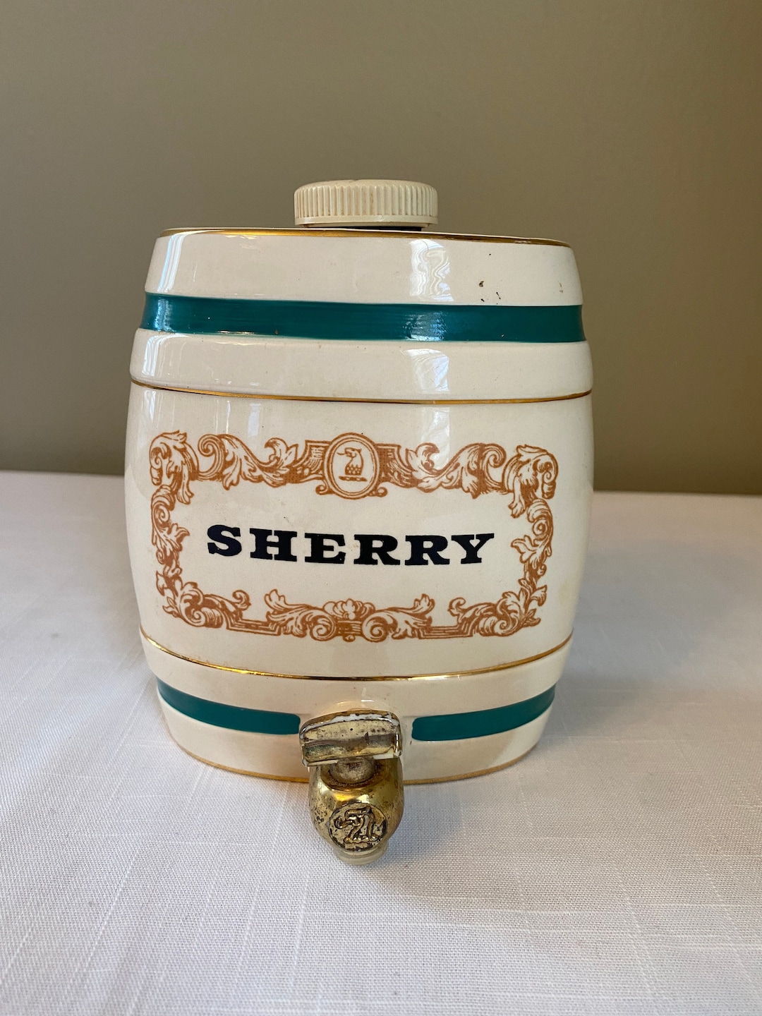 Rare-1970's Royal Victoria Wade Pottery Sherry Bar Decanter - Etsy