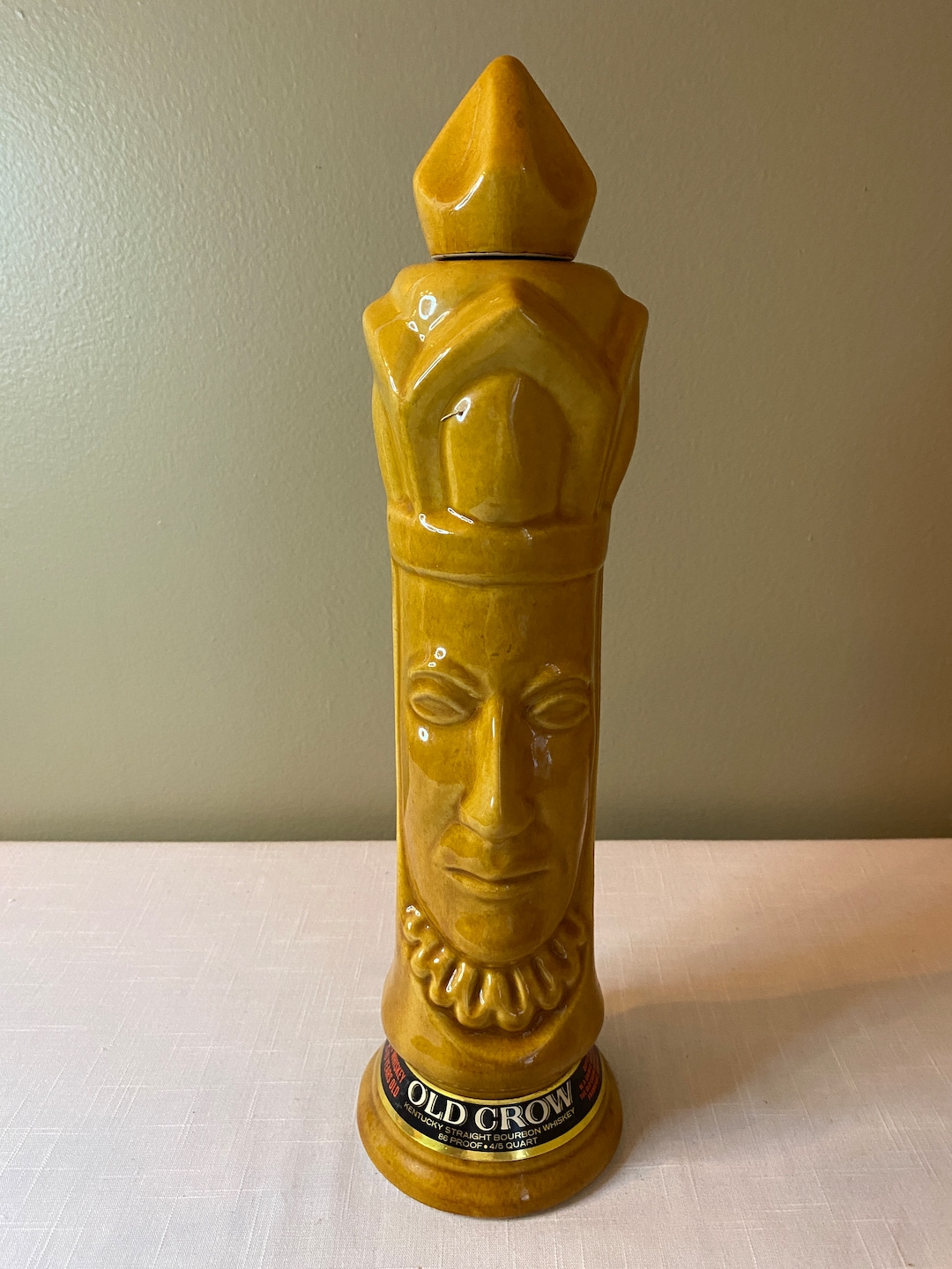 RARE-1969 Old Crow "light King" Chessmen Limited Edition Whiskey ...