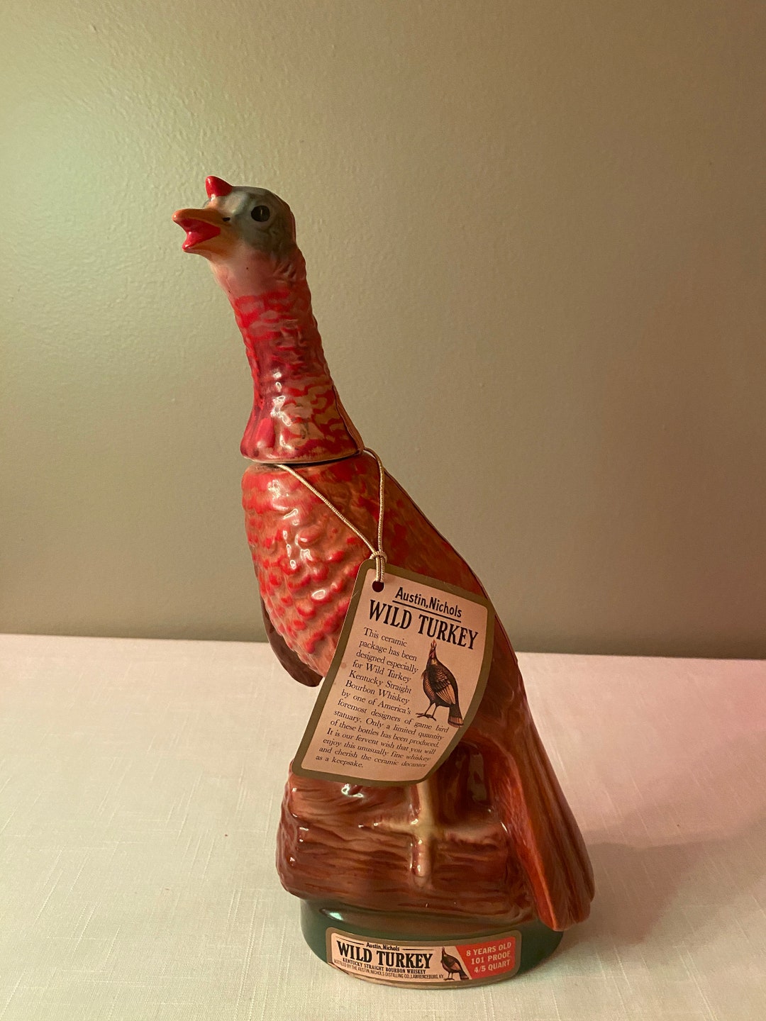 Rare-1971 "wild Turkey" No 2 Wild Turkey . Decanter - Etsy