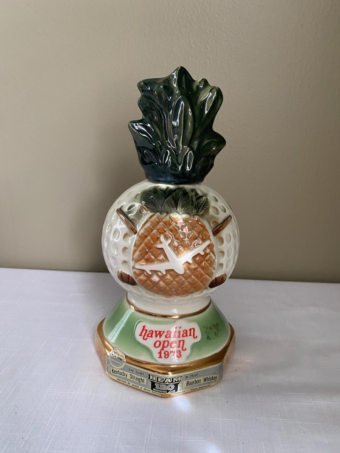 Rare-1973 "hawaii" Hawaiian Open Jim Beam Decanter - Etsy