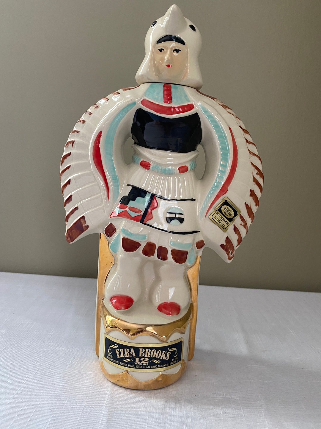 VERY Rare-1970's “hopi Indian Ceremonial Eagle” Ezra Brooks Decanter - Etsy