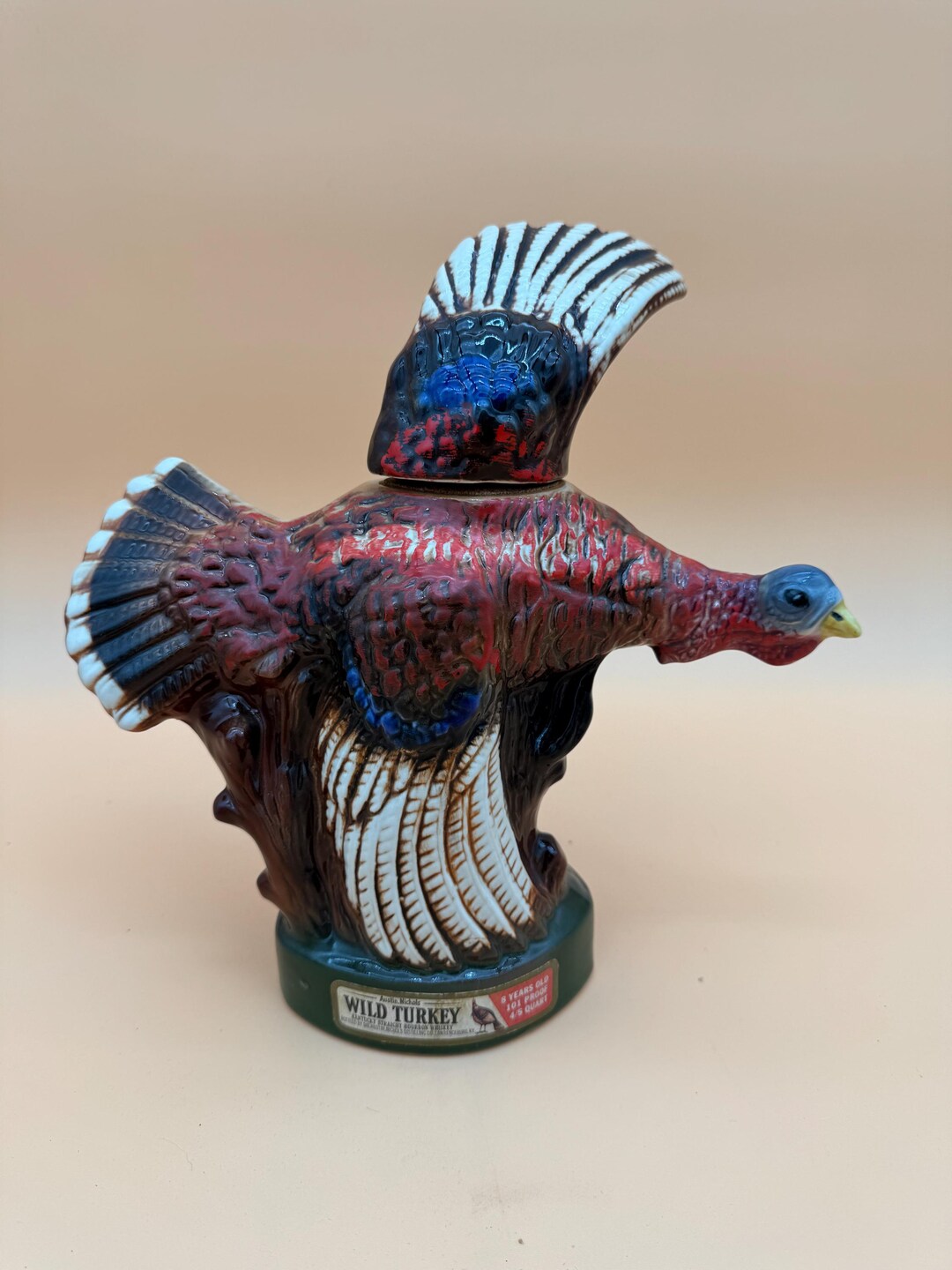 Vintage 1970s Wild Turkey Decanter – Series 3, Bar Decor - Etsy