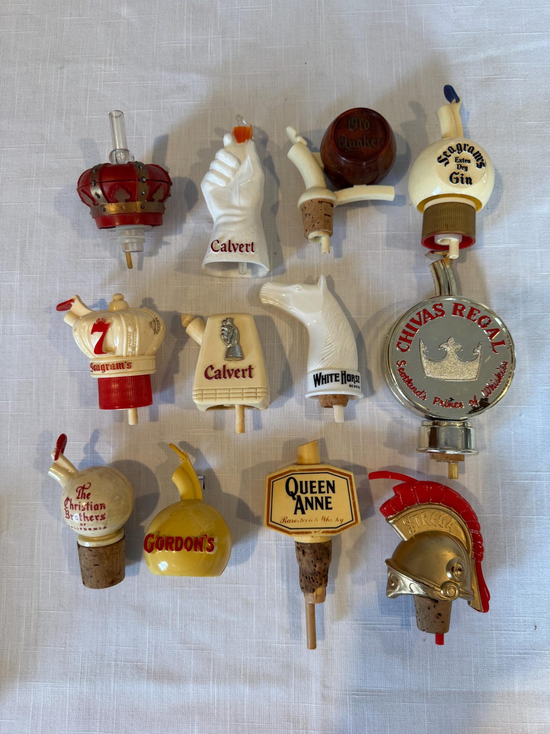 RARE-1960 and 1970's Advertising Bar Bottle Pouring Spouts Barware Top ...
