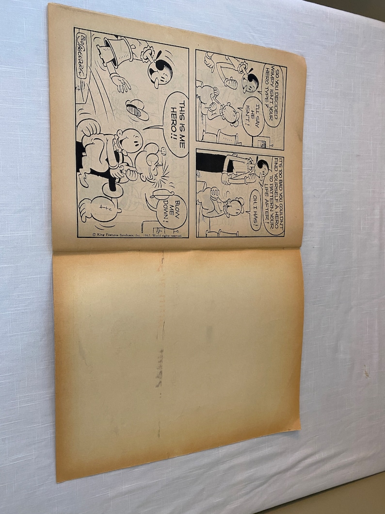 Rare-1972 "popeye" Giant Comic Album by Bud Agendorf - Etsy