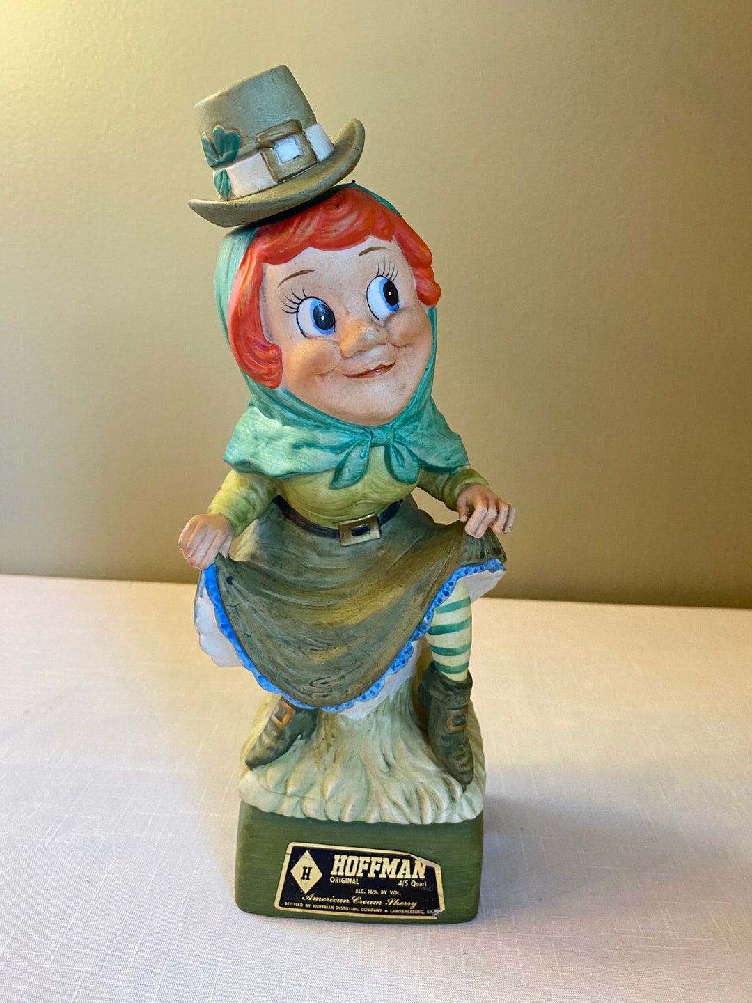 Rare-1974 "mrs. Lucky Leprechaun" Mr. Lucky Series Hoffman Distilling ...
