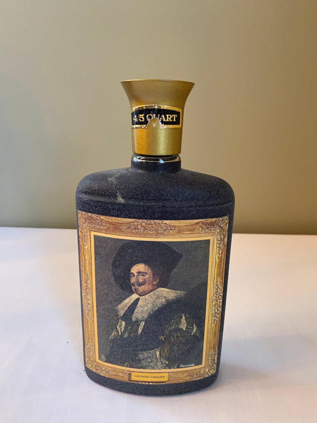 Vintage-1966 "laughing Cavalier" Jim Beam Decanter / Flask - Etsy