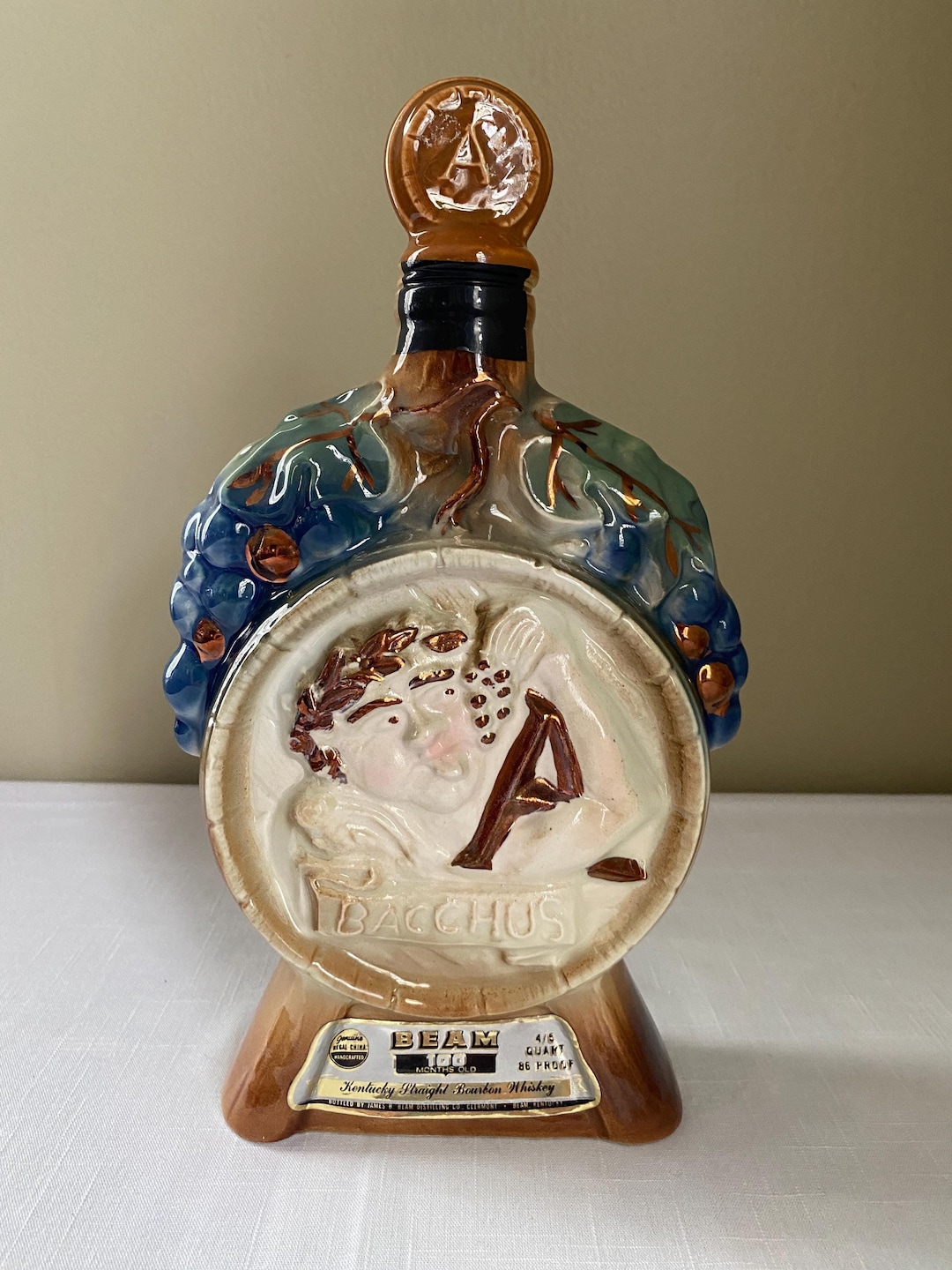 Vintage-1971 Bacchus Armanetti Chicago Jim Beam Decanter - Etsy