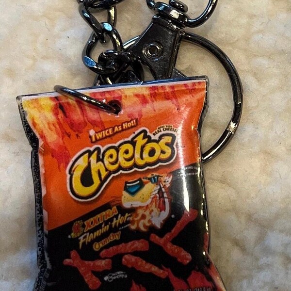 Hot Cheetos Keychain - Etsy