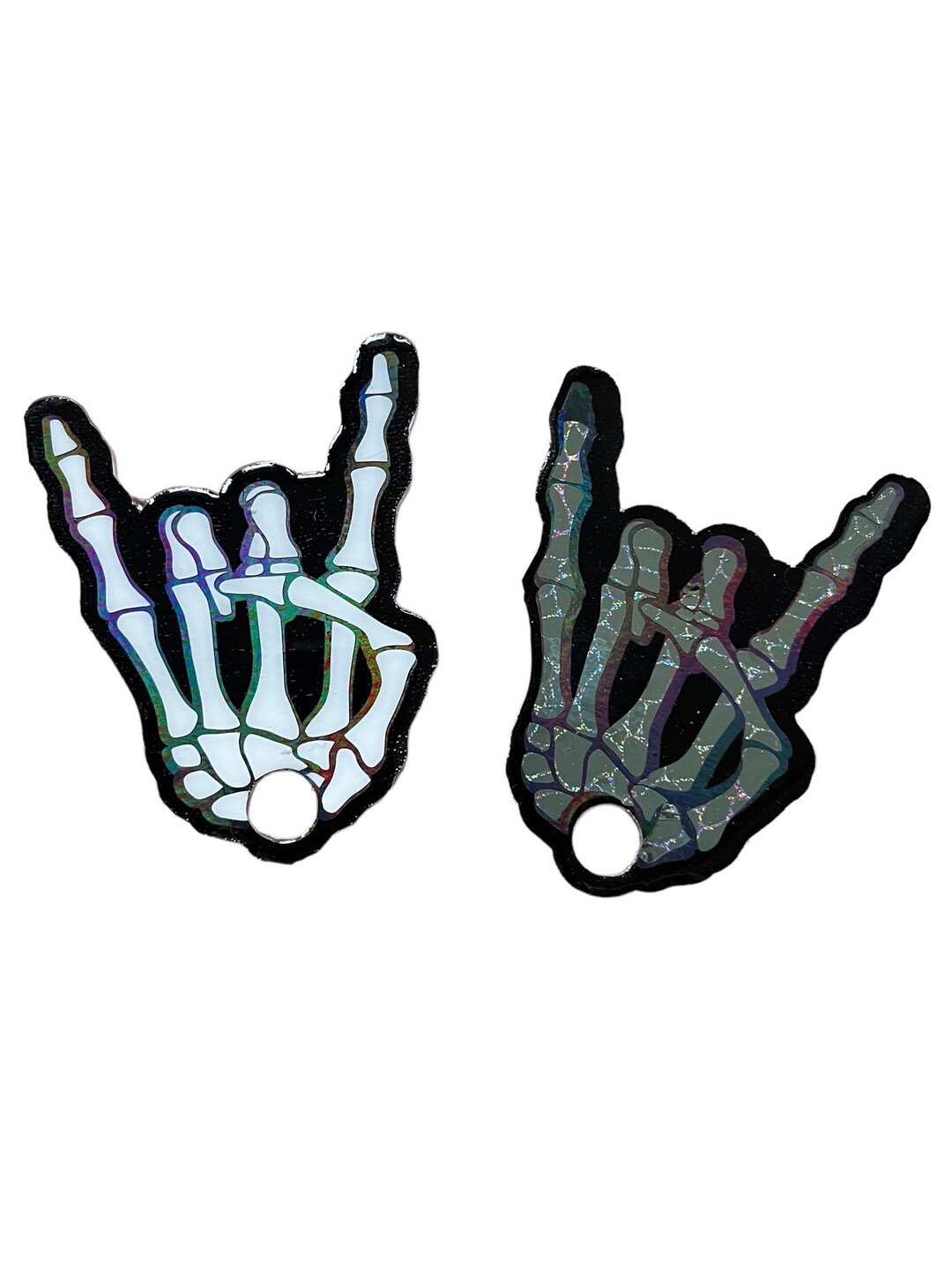 Tumbler Topper Rock on Skellie Hands - Etsy