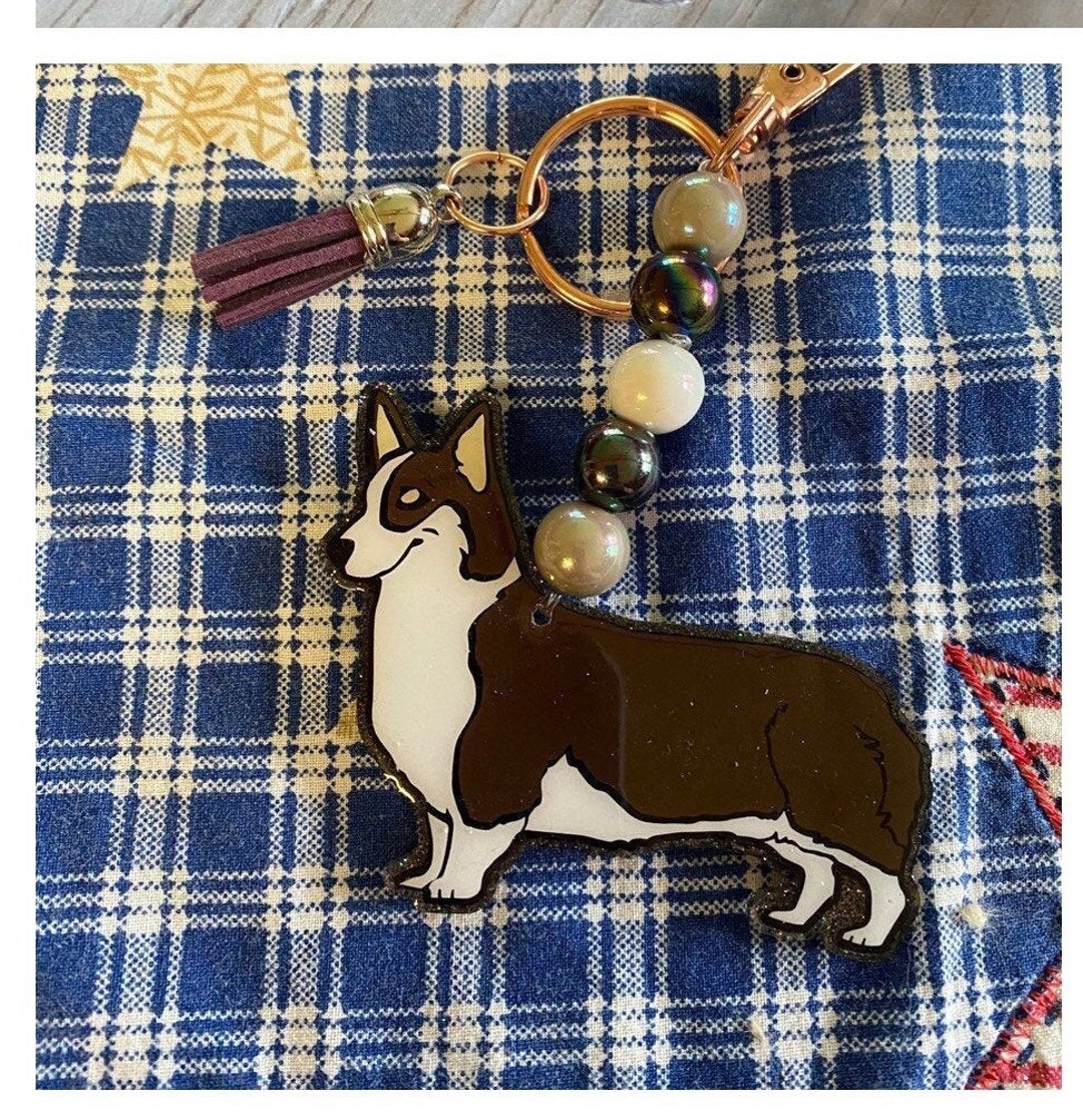 Corgi Keychain - Etsy