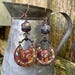 Enameled Copper, Flowers, Artisan Made, Lamp Work, Dangles - Etsy