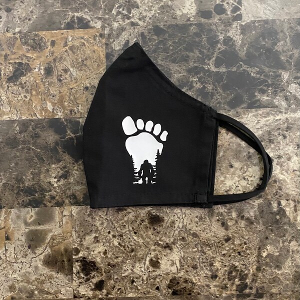 Bigfoot Face Mask Adult - Etsy