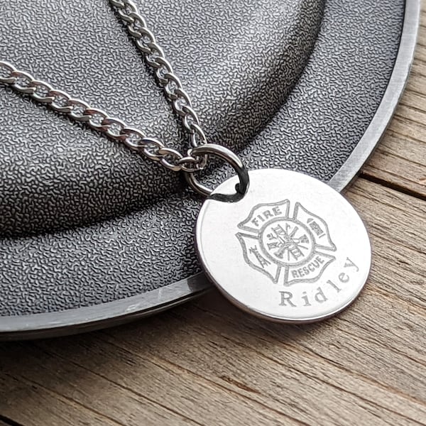 Firefighter Medallion Svg - Etsy