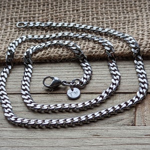 Custom Mens Chain, Personalized Necklace, Custom Engraved Chain for Men ...