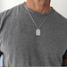 Mens Custom Pendant Necklace, Personalized Engraved Pendant 19mm X 30mm ...