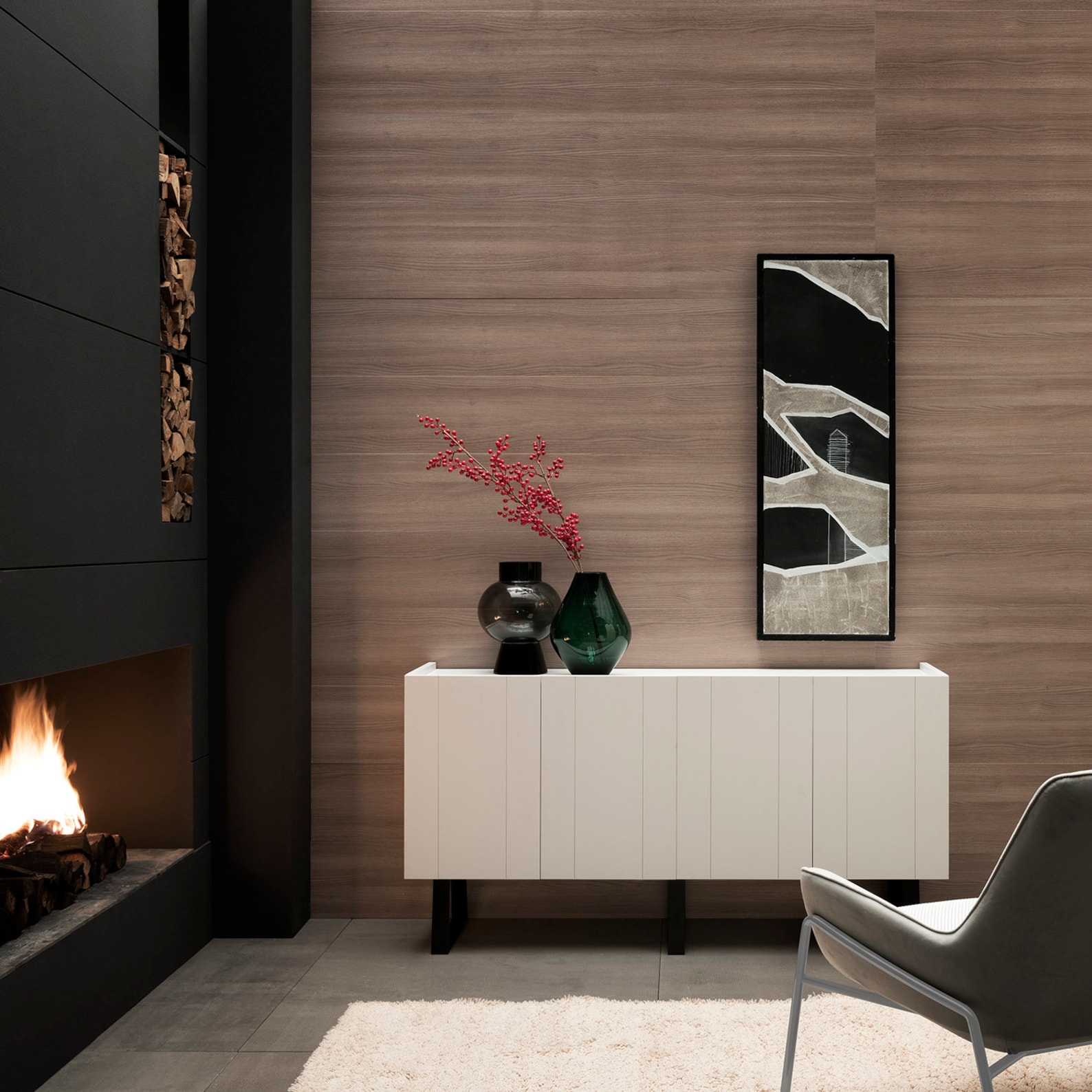 Arhome Urban Sideboard, 160 X 42 X 84 Cm, 4 Doors Sideboard, Made in ...