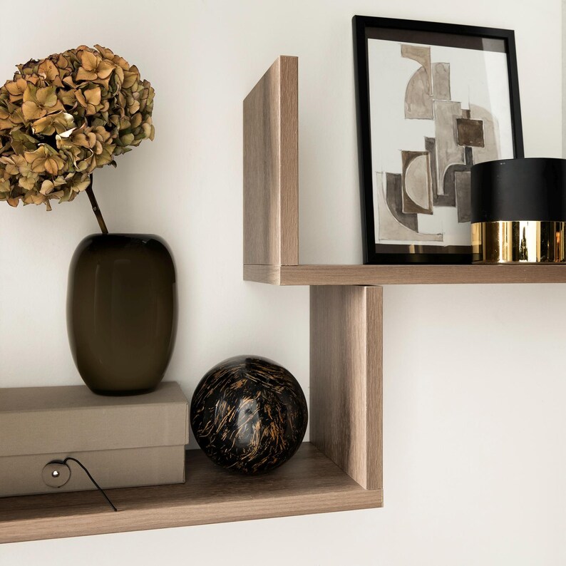 Arhome Pair of Shelves 60 X 12 X 20, Made in Italy - Etsy