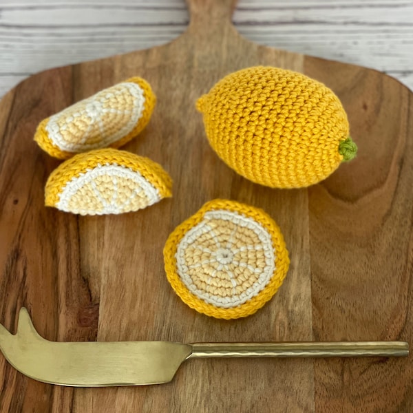 Crochet Lemon - Etsy