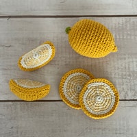Crochet Fruit Slice Pattern PDF | Easy Fruit Slice Keychain Crochet ...