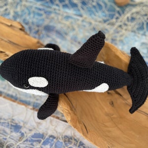 CROCHET PATTERN Orca | Kalla the Orca Whale + Video Tutorial | Eco ...
