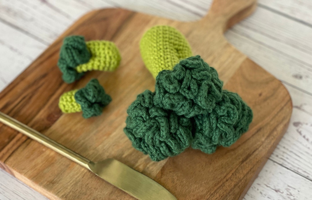CROCHET PATTERN Broccoli | 3-in-1: Stalk, Stem & Floret | Eco-friendly ...
