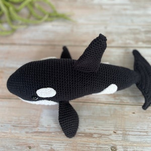 CROCHET PATTERN Orca | Kalla the Orca Whale + Video Tutorial | Eco ...