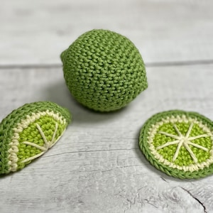 CROCHET PATTERN Lime | 3 Ways - Whole, Wedge & Slice | Eco-friendly ...