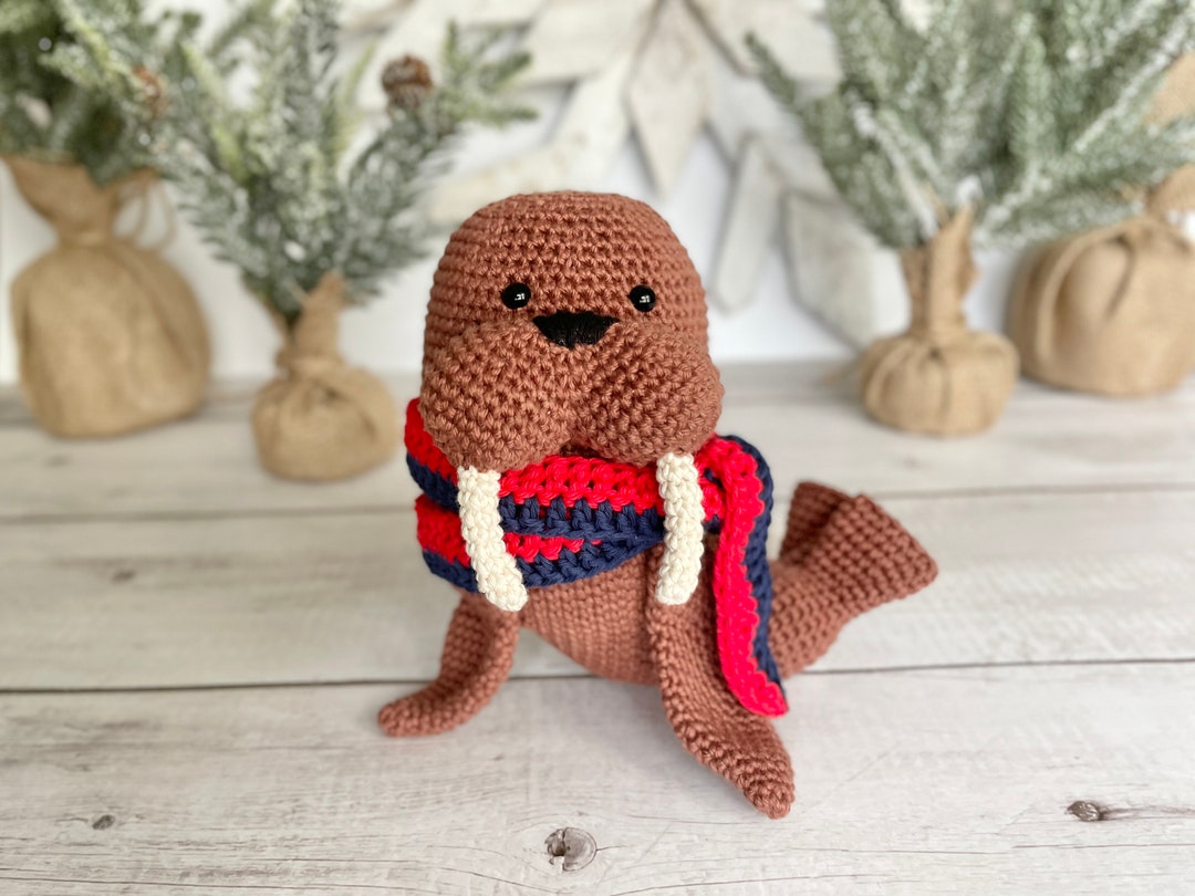 CROCHET PATTERN Walrus | Yura the Walrus | Eco-friendly Sustainable ...