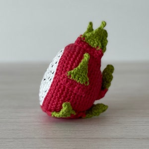 CROCHET PATTERN Dragon Fruit Pitahaya | Eco-friendly Sustainable Amigurumi Tropical Fruit Toy ...