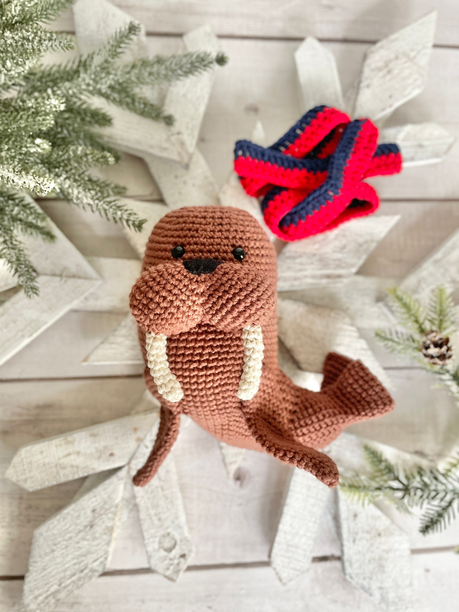 CROCHET PATTERN Walrus | Yura the Walrus | Eco-friendly Sustainable ...
