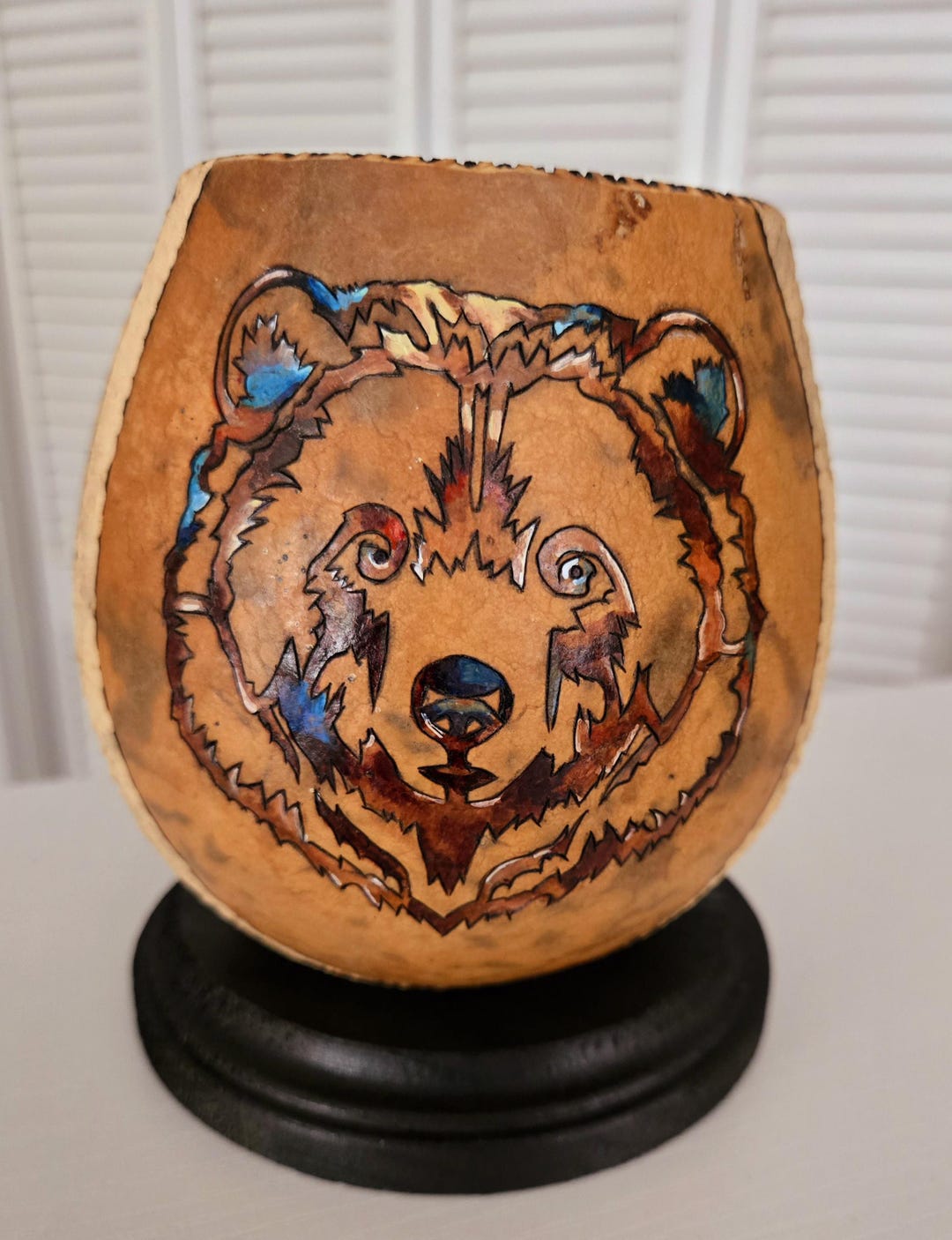 5" Gourd Bear Vase - Etsy