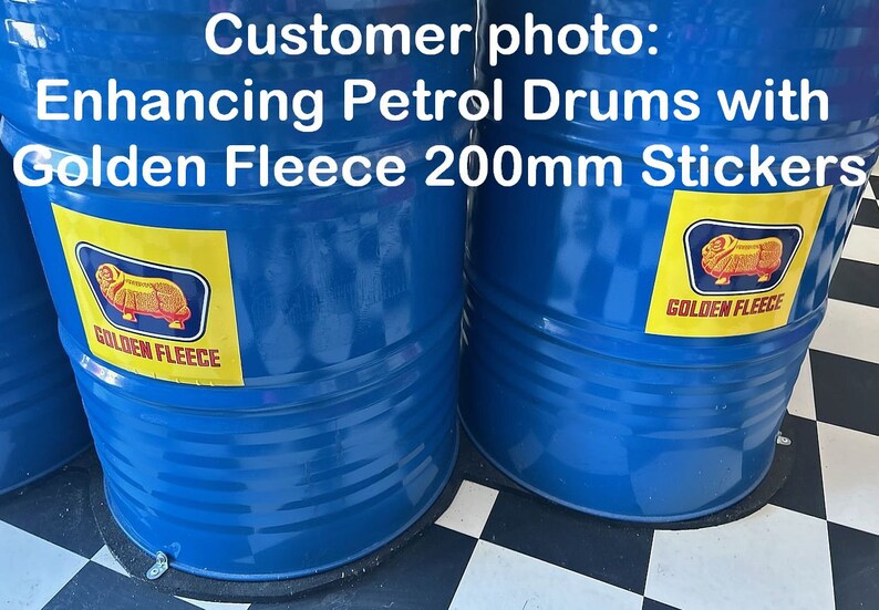 Car Sticker - Golden Fleece - 200mm (8") Square - Outdoor - Etsy