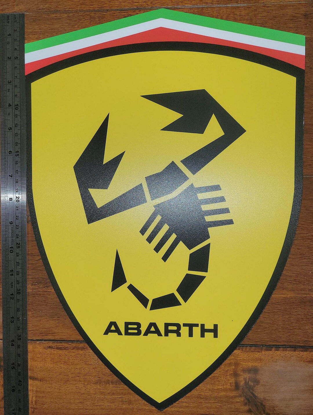Garage Sign Abarth PVC Shield 15.5 - Etsy