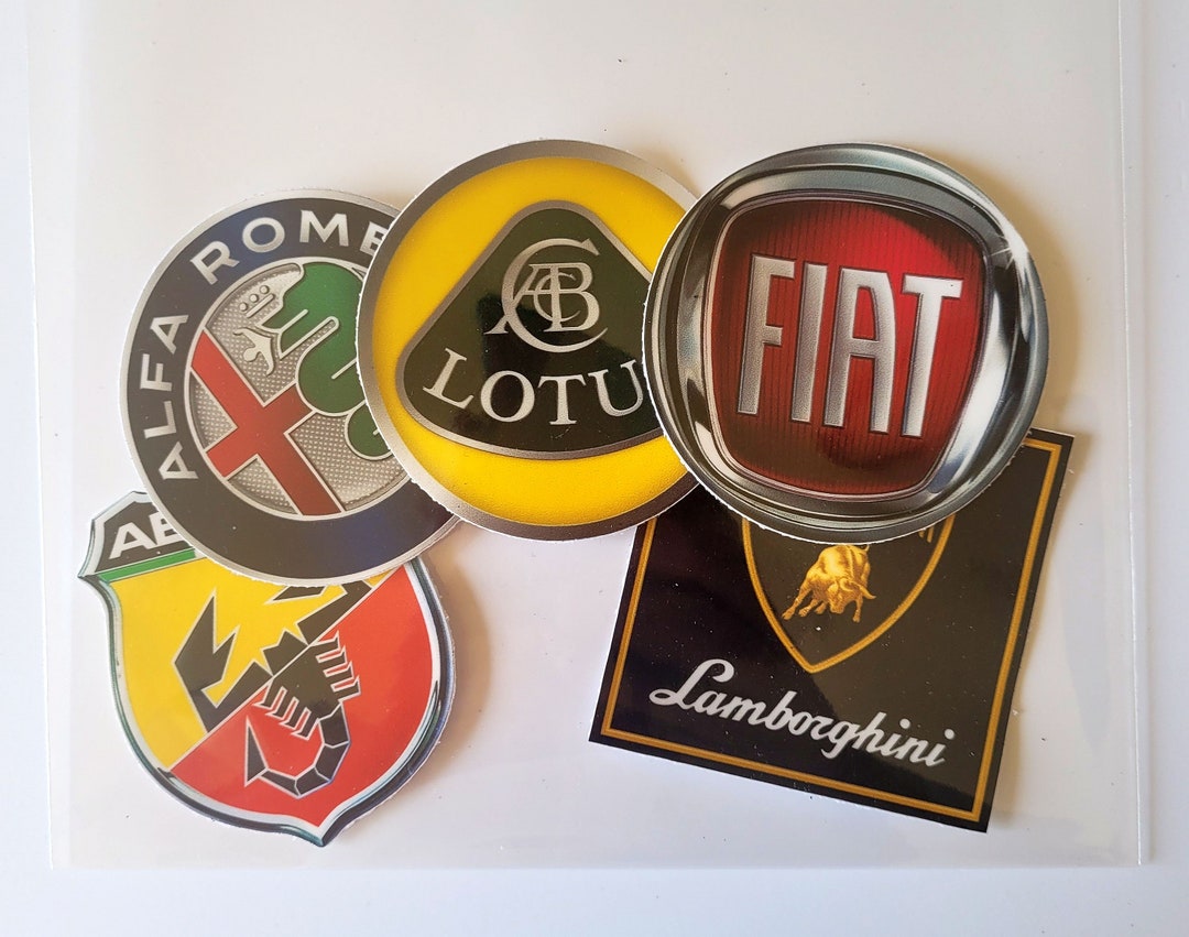 Car Sticker Pack Car Badge Themed Set of 10 Mini 2.3 59mm Circle Mobile ...