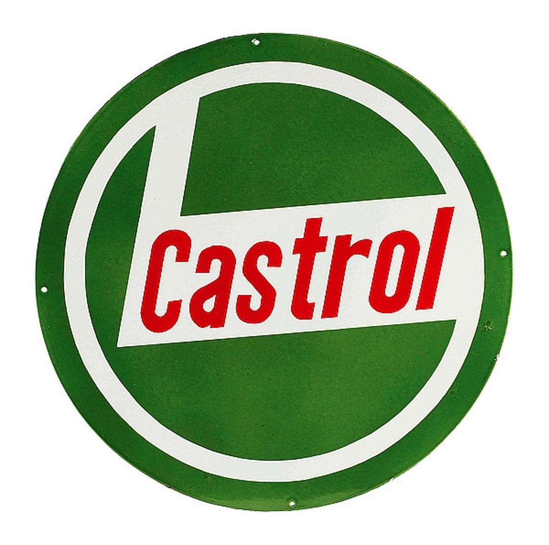 Garage Sign Castrol Easy to Hang Circle 15.5 Personal Mancave - Etsy