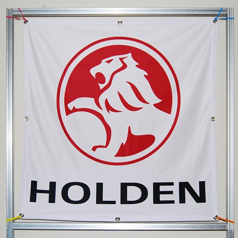 Garage Flag / Fabric Banner - Holden Circle Lion 1994-2014 - 900mm (3 ...