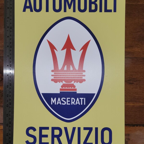 Maserati Sign - Etsy