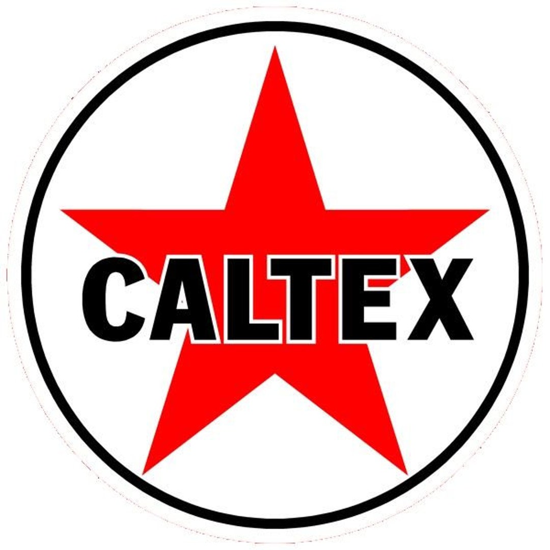 Car Sticker - Caltex - Set of 2 - 150mm Circle - Outdoor - Etsy