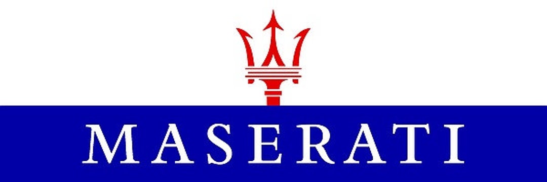 Flag / Fabric Banner - Maserati Badge & Title - 1500mm (5 Feet) Length ...