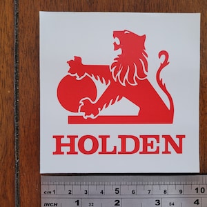Car Sticker - Holden Long-tailed Lion 1969-1994- Set of 2 - 100mm ...