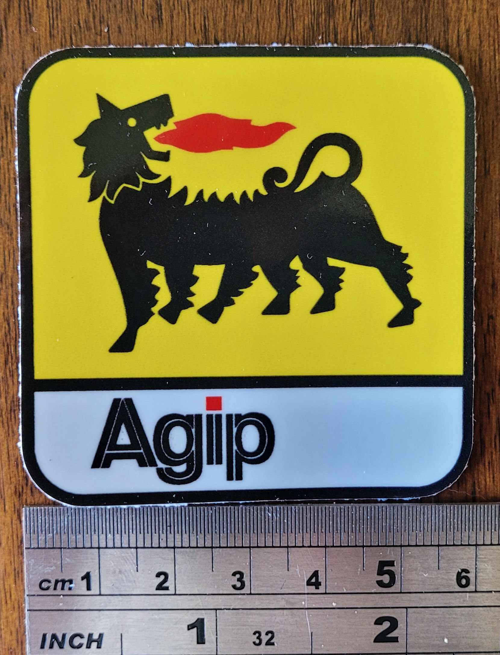 Car Sticker Set of 4 Agip 2.3 59mm Square Mobile - Etsy