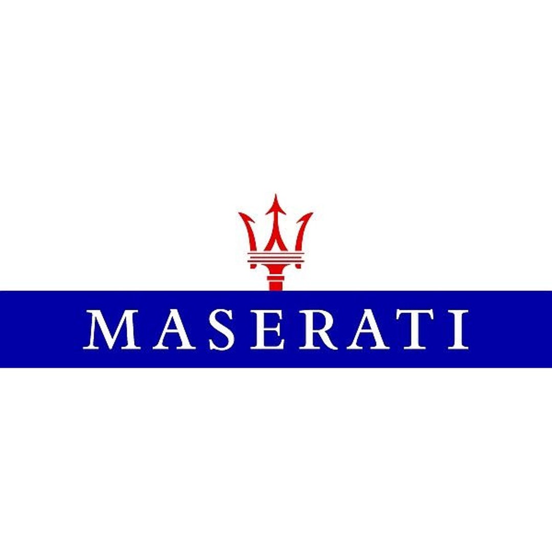 Car Sticker - Maserati Logo & Title - Set of 4 - 150mm Length - Outdoor ...